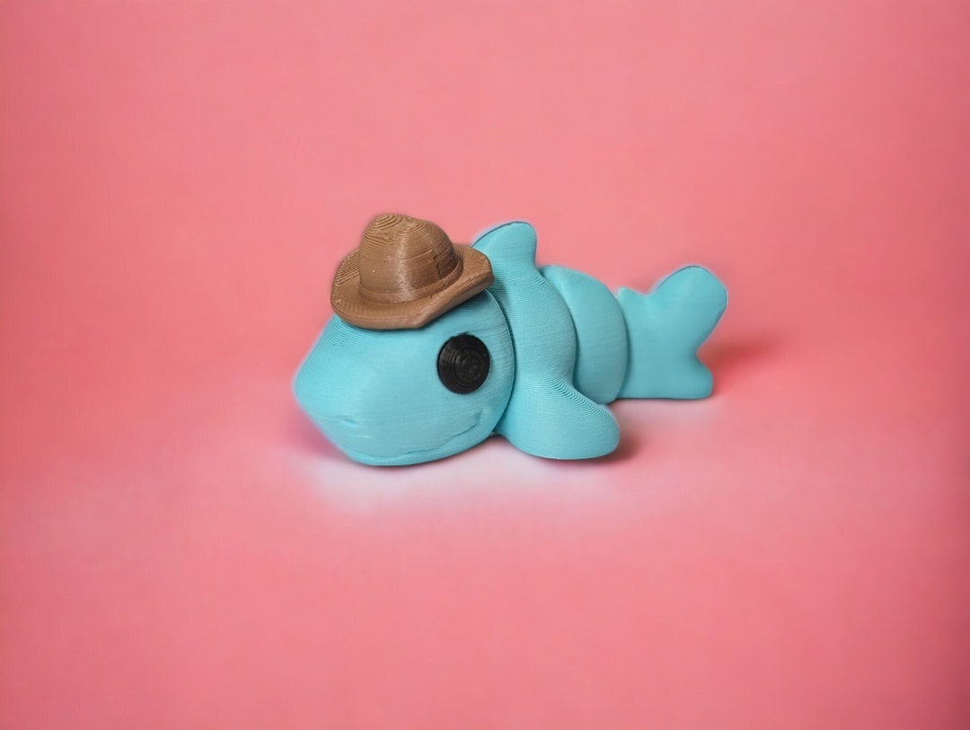 Mr. Shark the Cowboy Shark! A Flexi Fidget Articulating Desktop Toy ...