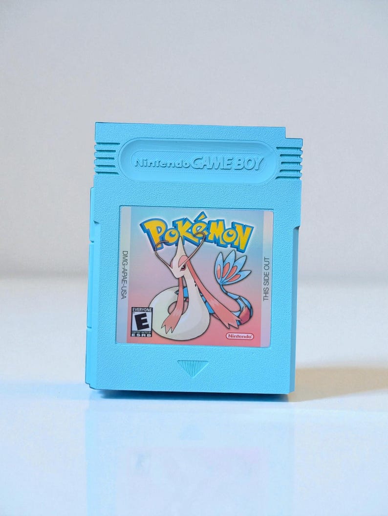 Custom Pokemon GBC Case - Nintendo Gameboy Colour Cartridge Case ...