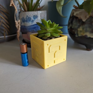 Super Mario Planter: 3D Printed Nintendo Gamer Gift - Etsy