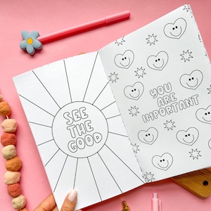 Self Love Coloring Book | Mindful Coloring, Positive Affirmations, Self ...