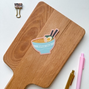Ramen Noodle Soup Sticker | Food Decal, Vinyl Waterproof, Asian Sticker ...