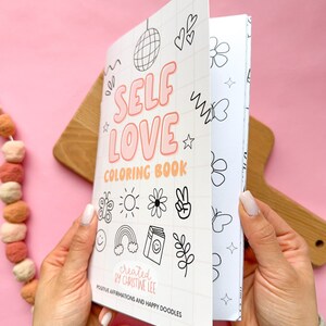 Self Love Coloring Book | Mindful Coloring, Positive Affirmations, Self ...