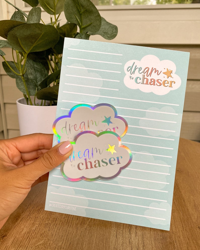 Dream Chaser Holographic Sticker - Etsy