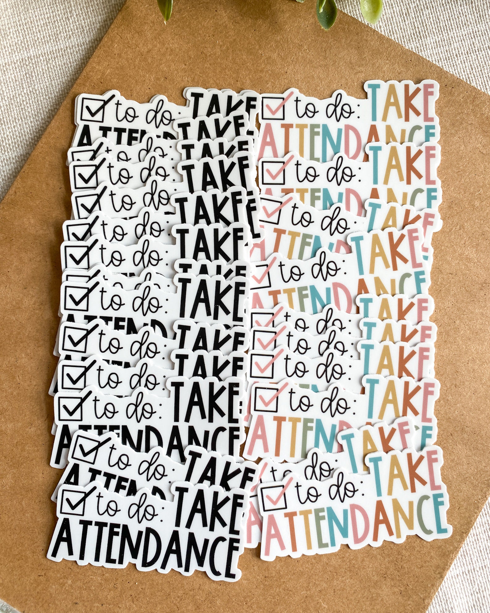 Take Attendance Sticker Submit Attendance Sticker Teacher - Etsy
