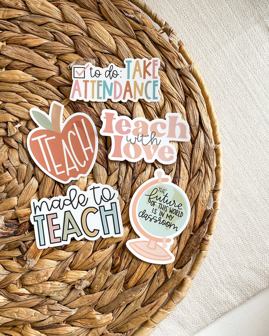 Teacher Sticker Pack | Teacher Gifts, Teach Vinyl Stickers, Educator ...