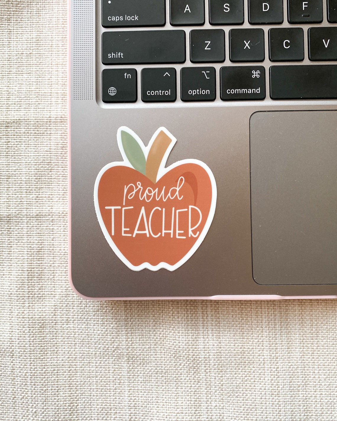 Apple Teacher Sticker Vinyl Waterproof Sticker Teacher | Etsy