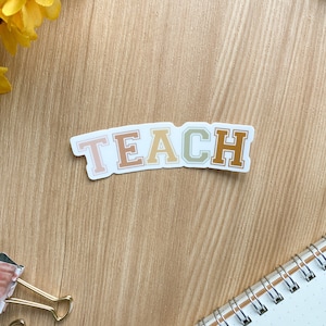 Teacher Sticker Pack | Teacher Gifts, Teach Vinyl Stickers, Educator ...