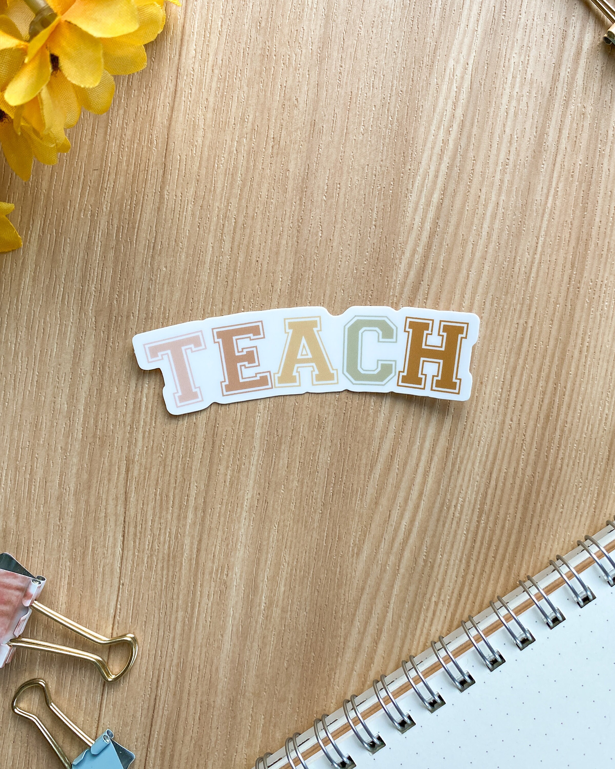 Teacher Sticker Pack Teacher Gifts Teach Vinyl Stickers - Etsy