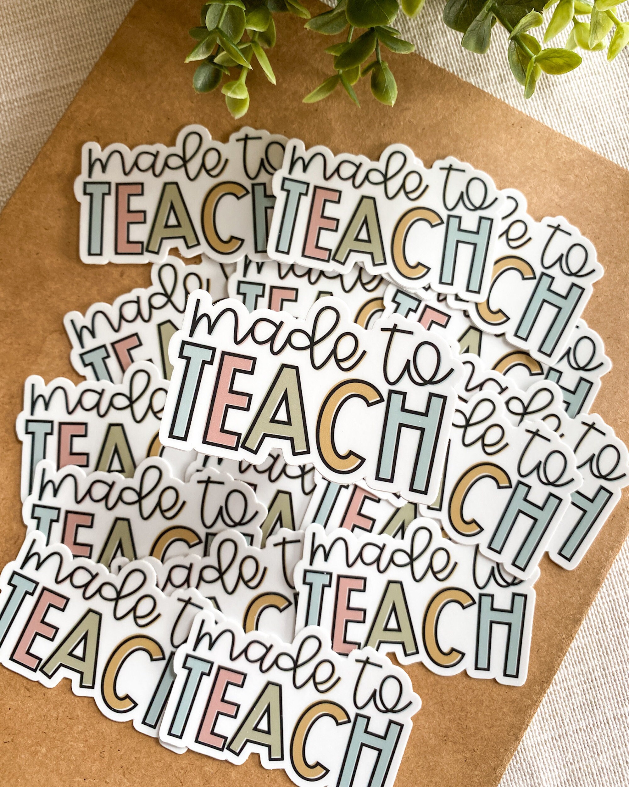 Made to Teach Waterproof Sticker Vinyl Sticker Teacher - Etsy