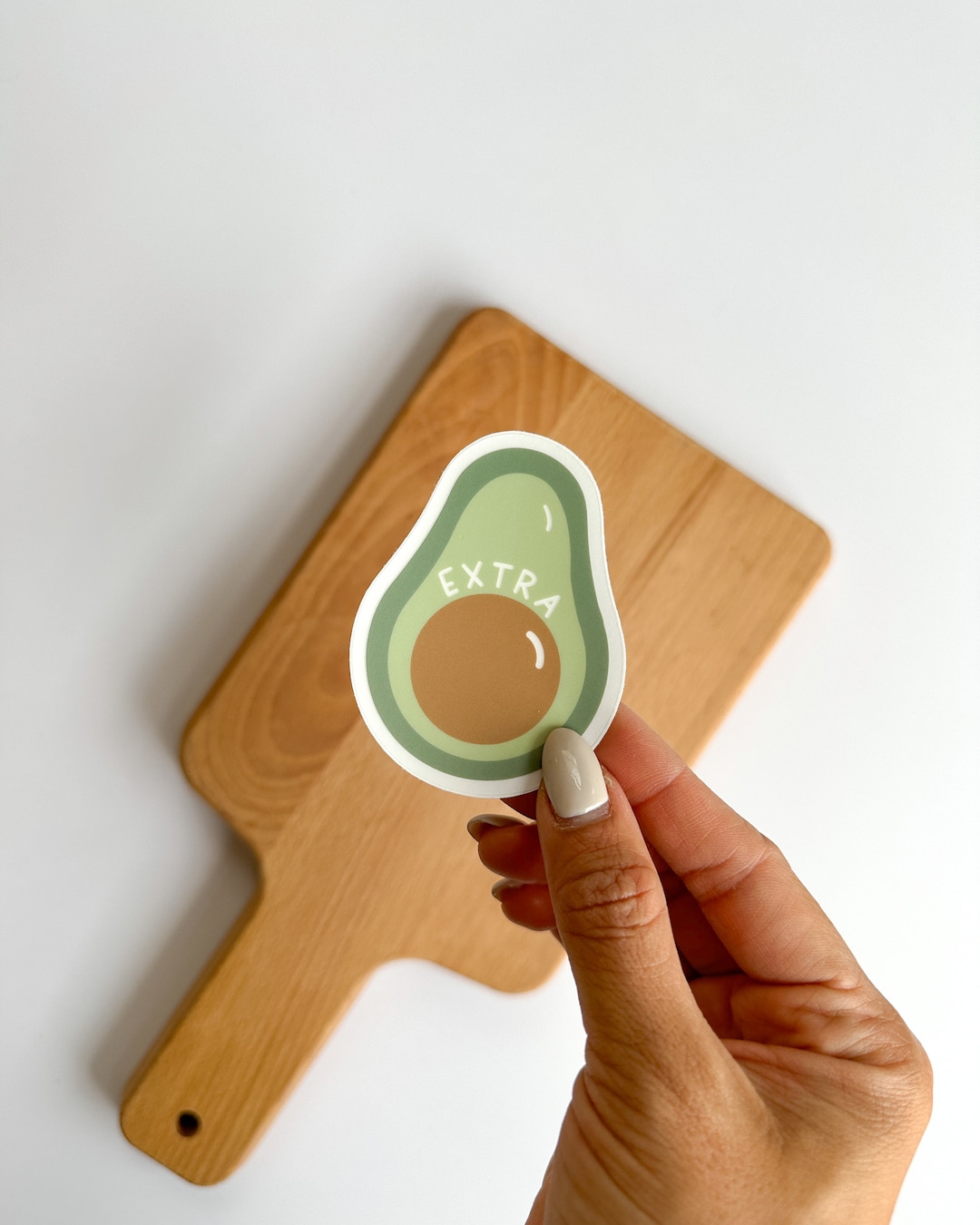 Avocado Extra Sticker | Vinyl Waterproof, Food Sticker, Foodie Lovers ...