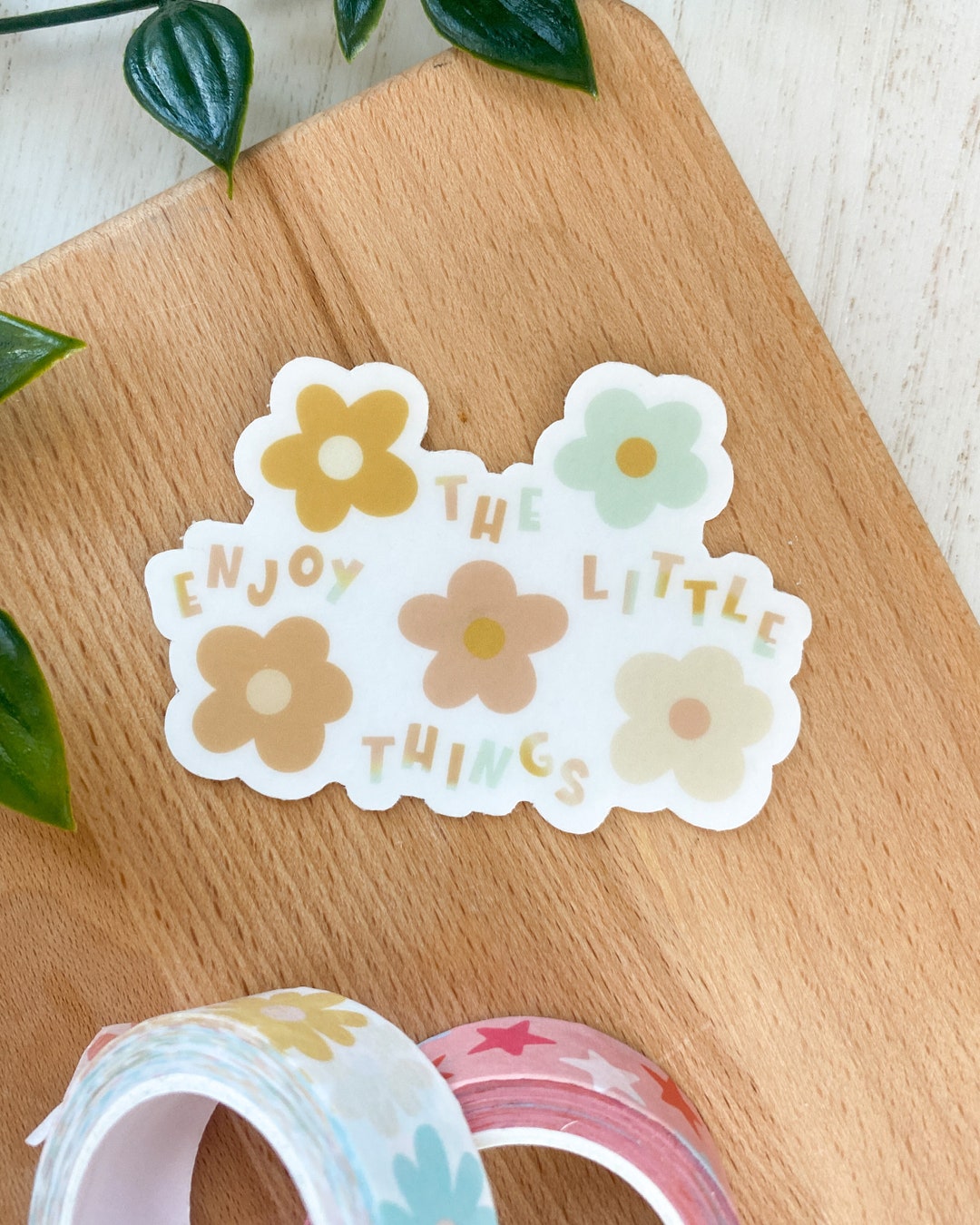 Enjoy the Little Things Sticker | Flower Sticker, Floral, Colorful ...