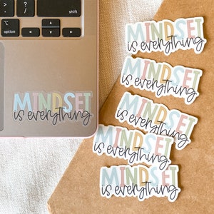 CLEAR Mindset is Everything Sticker | Positivity, Clear Sticker, Mental ...