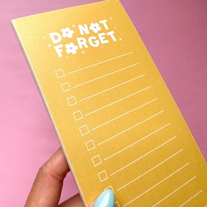 Do Not Forget Notepad Task To-do, List Pad, Write It Down, Retro Notes ...