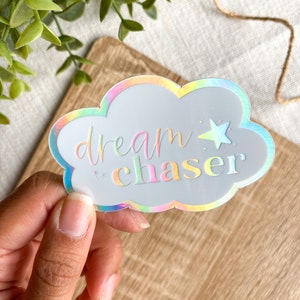 Dream Chaser Holographic Sticker - Etsy
