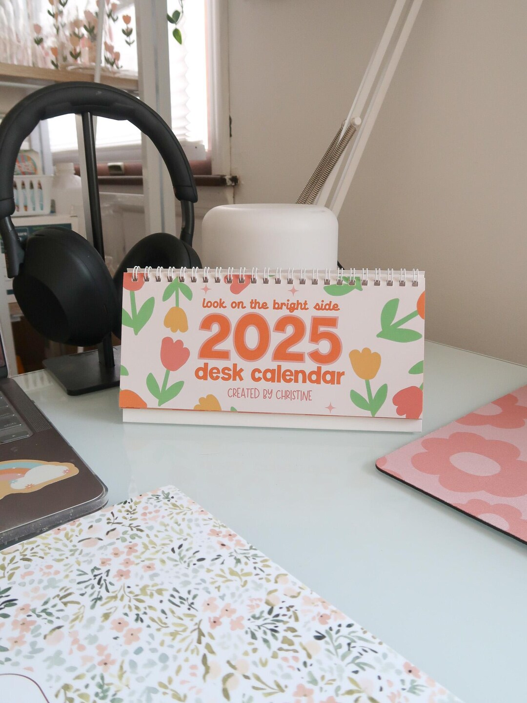2025 Desk Calendar | Desk Trifold Calendar, Desk Display Calendar ...