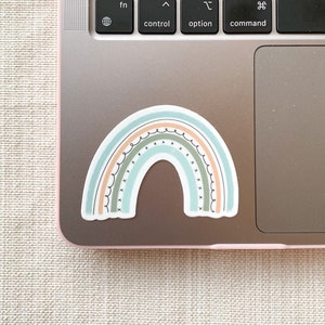 Doodle Rainbow Sticker Pink Sticker Blue Sticker Vinyl - Etsy