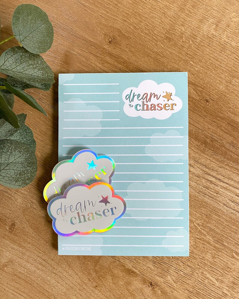 Dream Chaser Holographic Sticker - Etsy