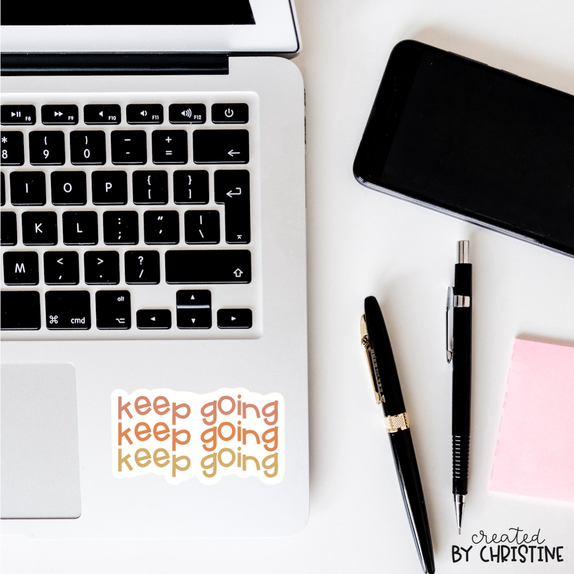 Keep Going Sticker Vinyl Waterproof Sticker - Etsy