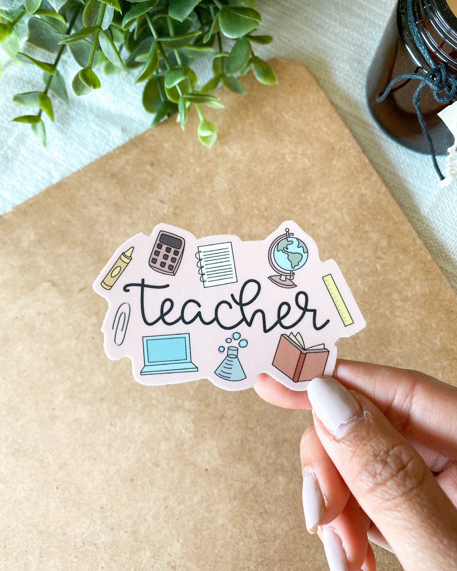 Teacher Supplies Sticker Motivational Sticker Positive | Etsy