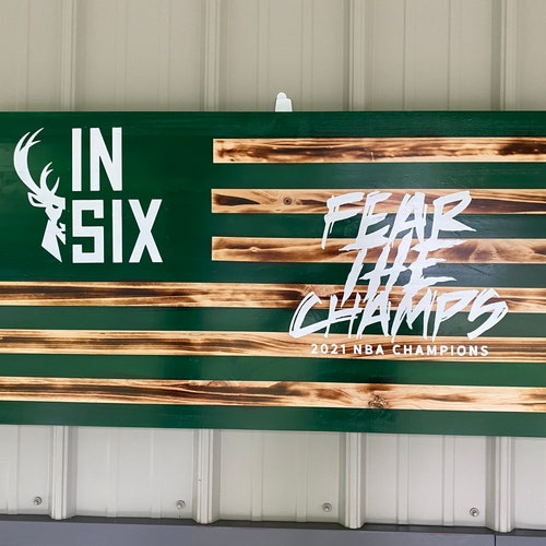 Milwaukee Bucks NBA Championship Banner Flag | Etsy