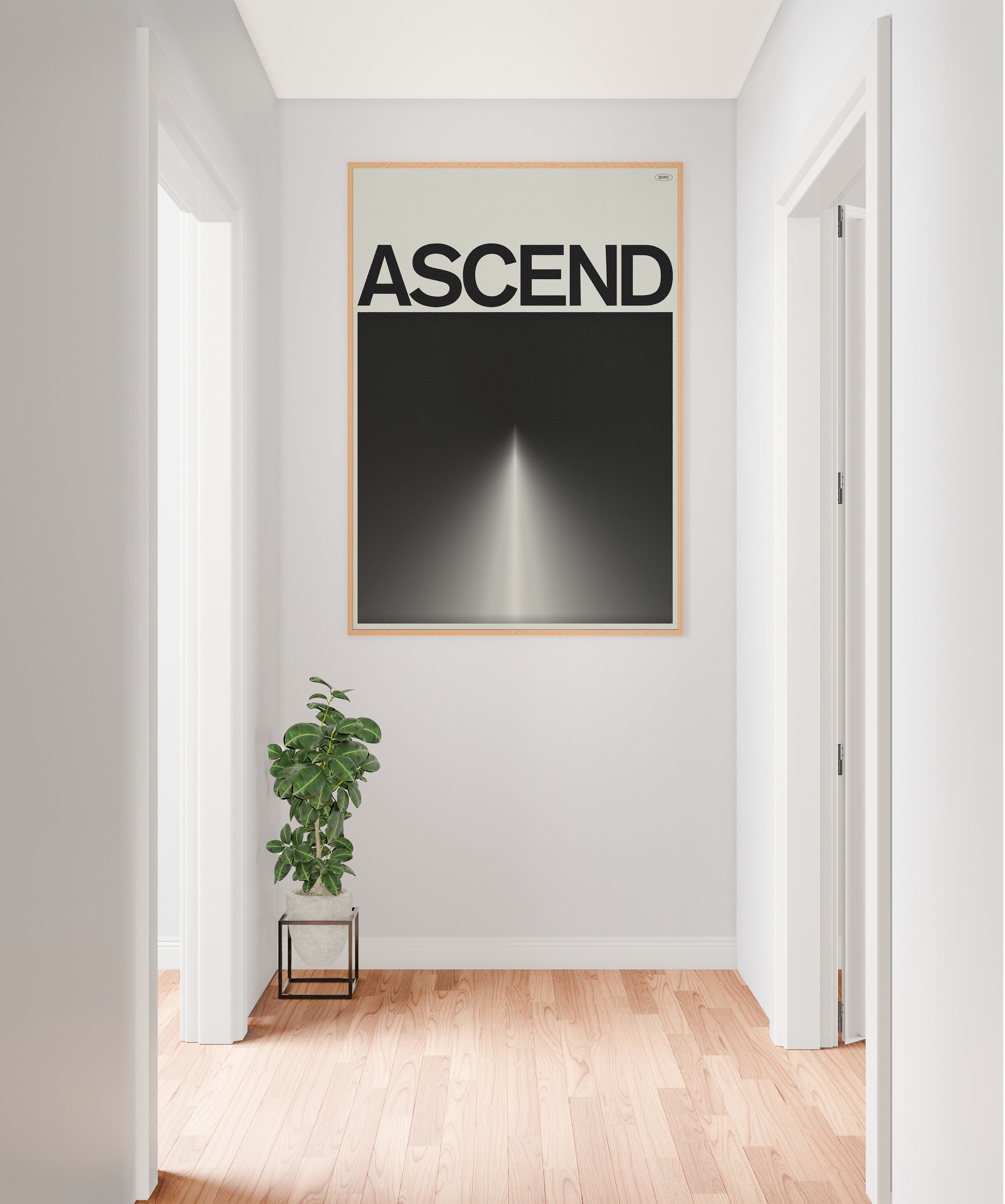 ASCEND- Zeitgenössisches Grafikdesign Poster | A3 | Wandkunst | Dekor ...