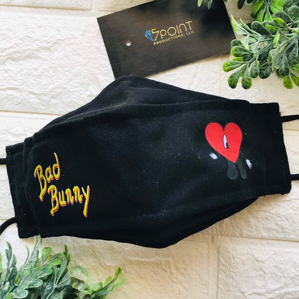 Bad Bunny Mask - Etsy