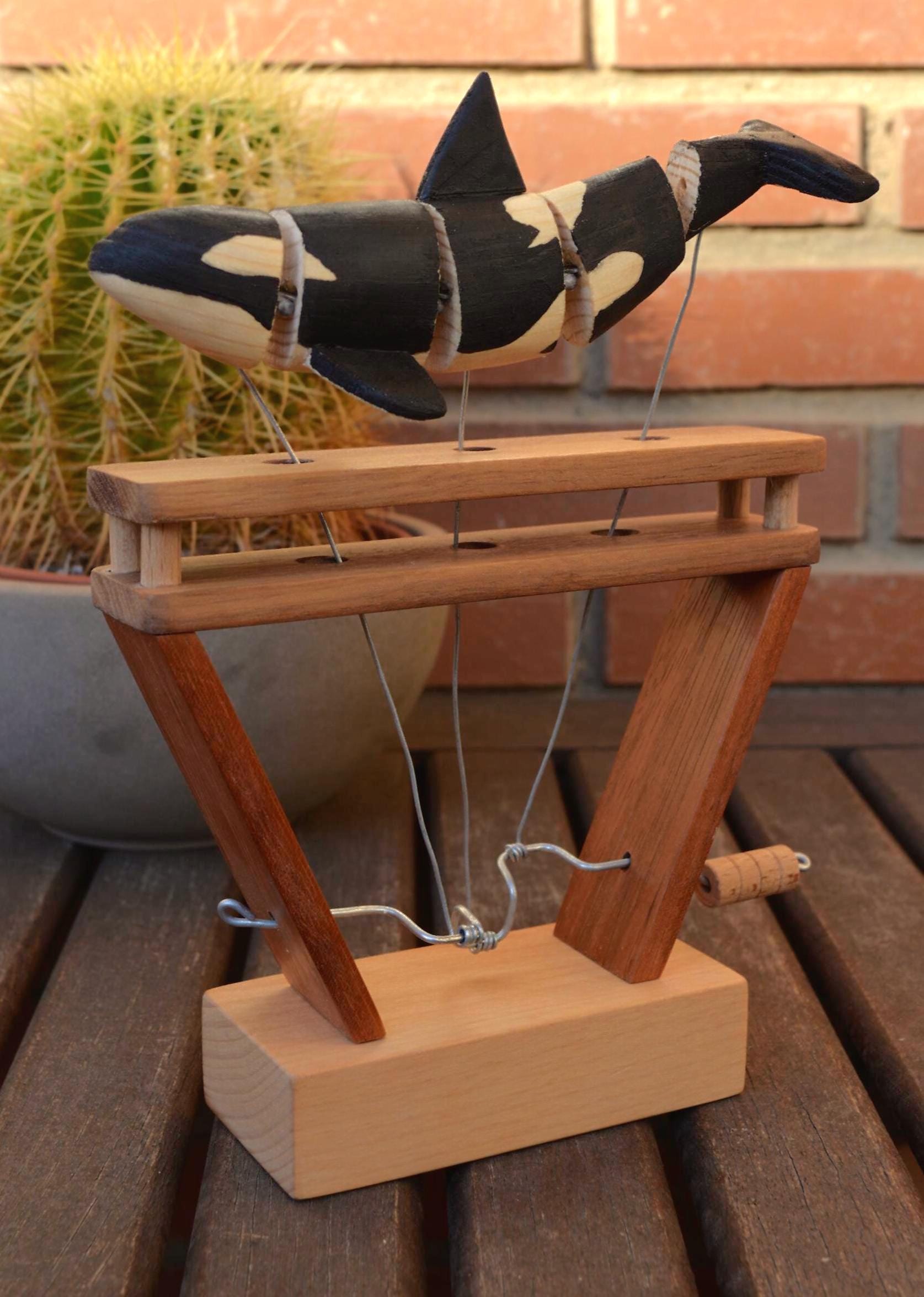 Automaton Orca 2.0 - Handmade Wooden Sculpture - Etsy