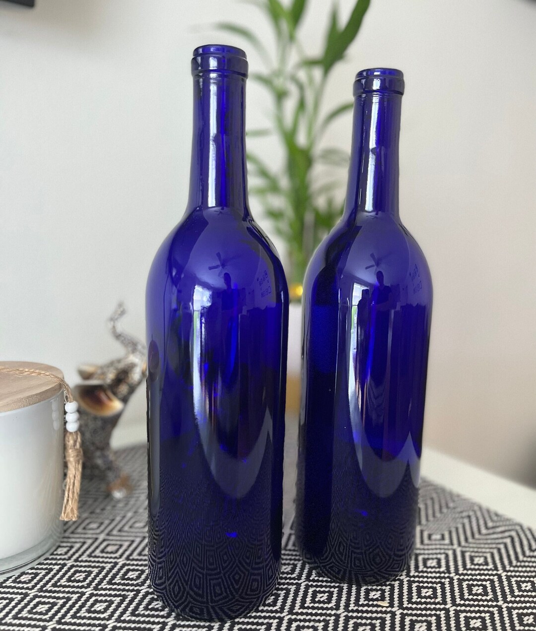 Blue Water Bottle, Reusable, 750 Ml Ho'oponopono, Solarized Water, Sun ...