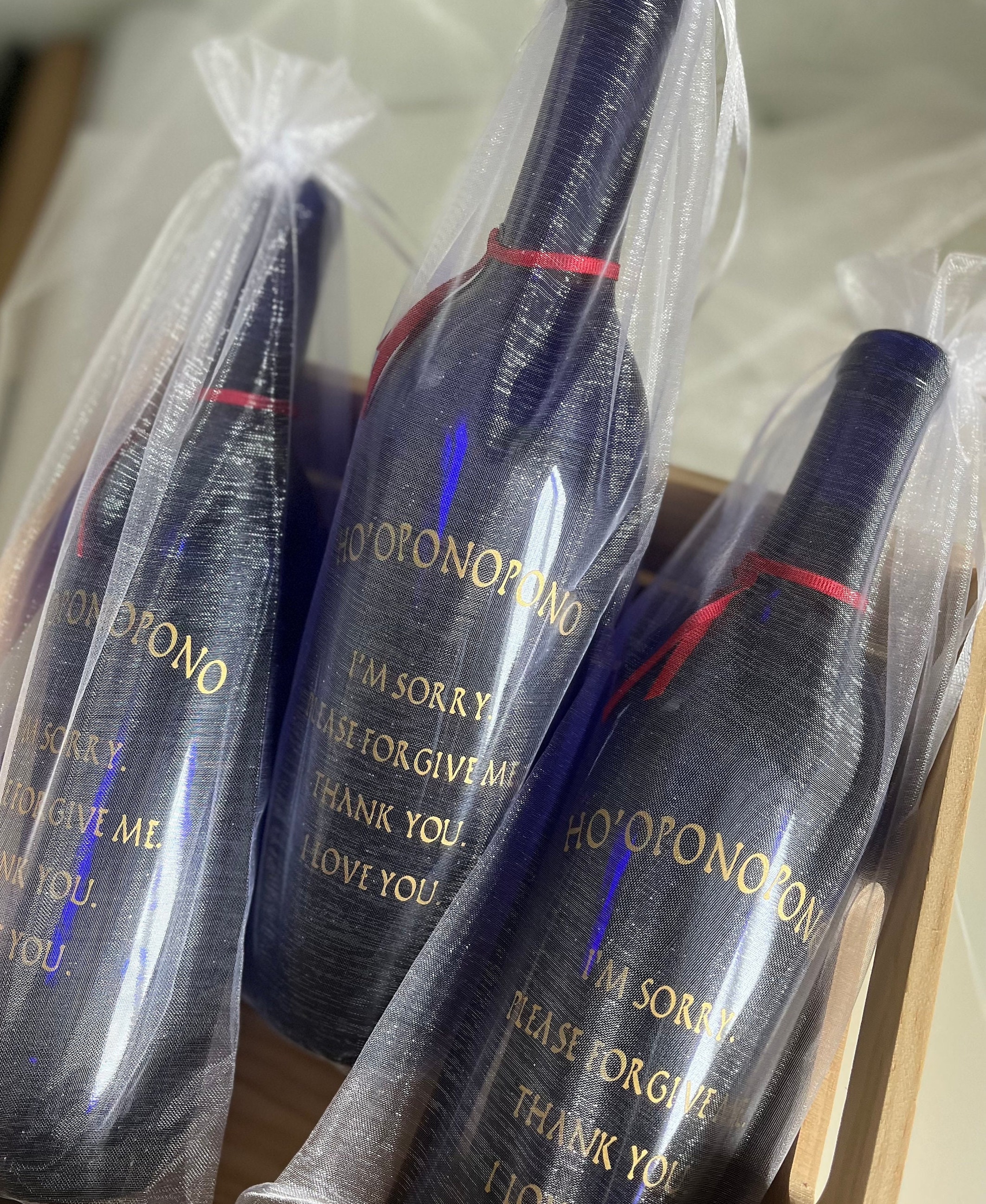 Blue Water Bottle, Reusable, blue Solar Water 750ml, Chakra Symbols ...