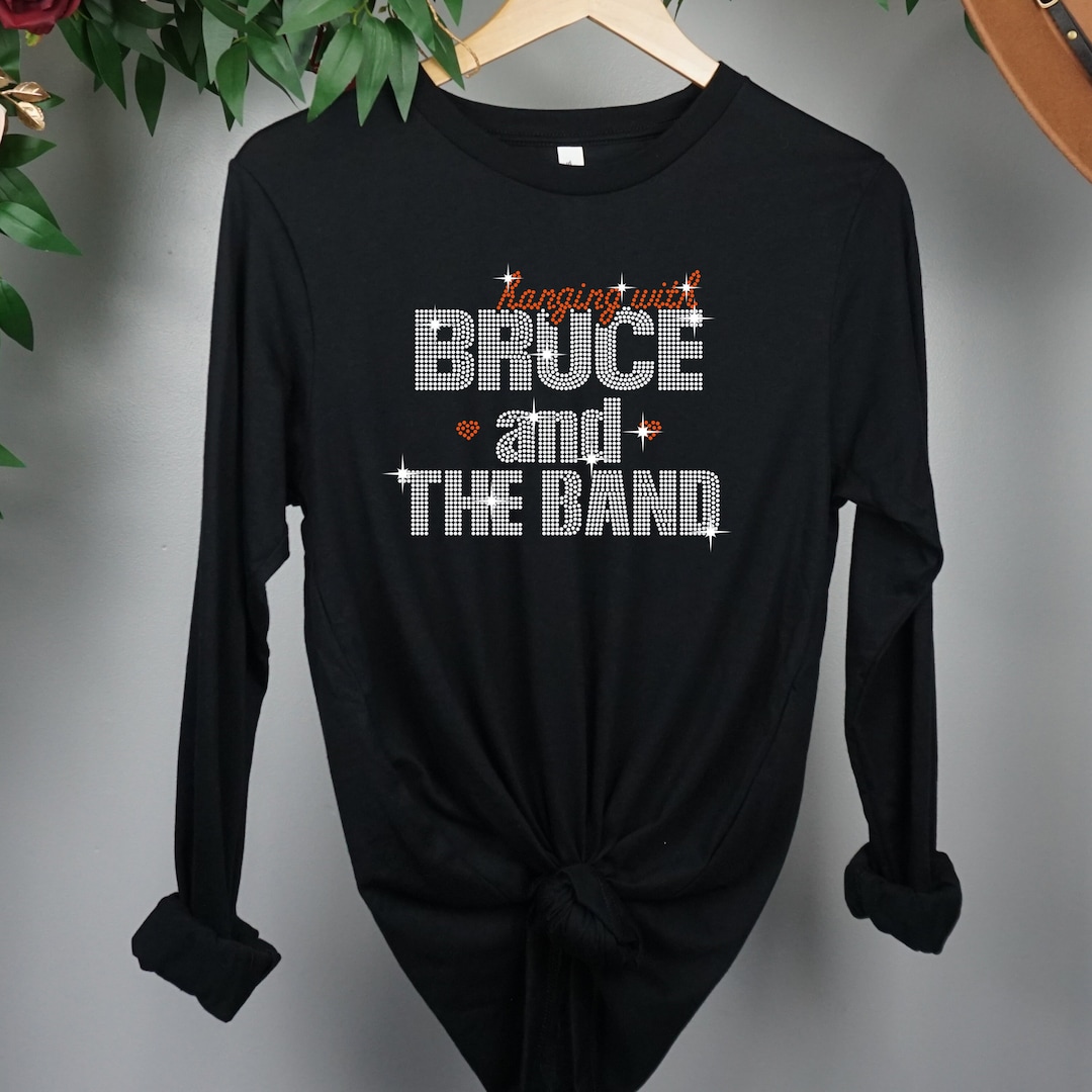 Springsteen Rhinestone Shirt, Hanging With Bruce Concert Tee Shirt ...
