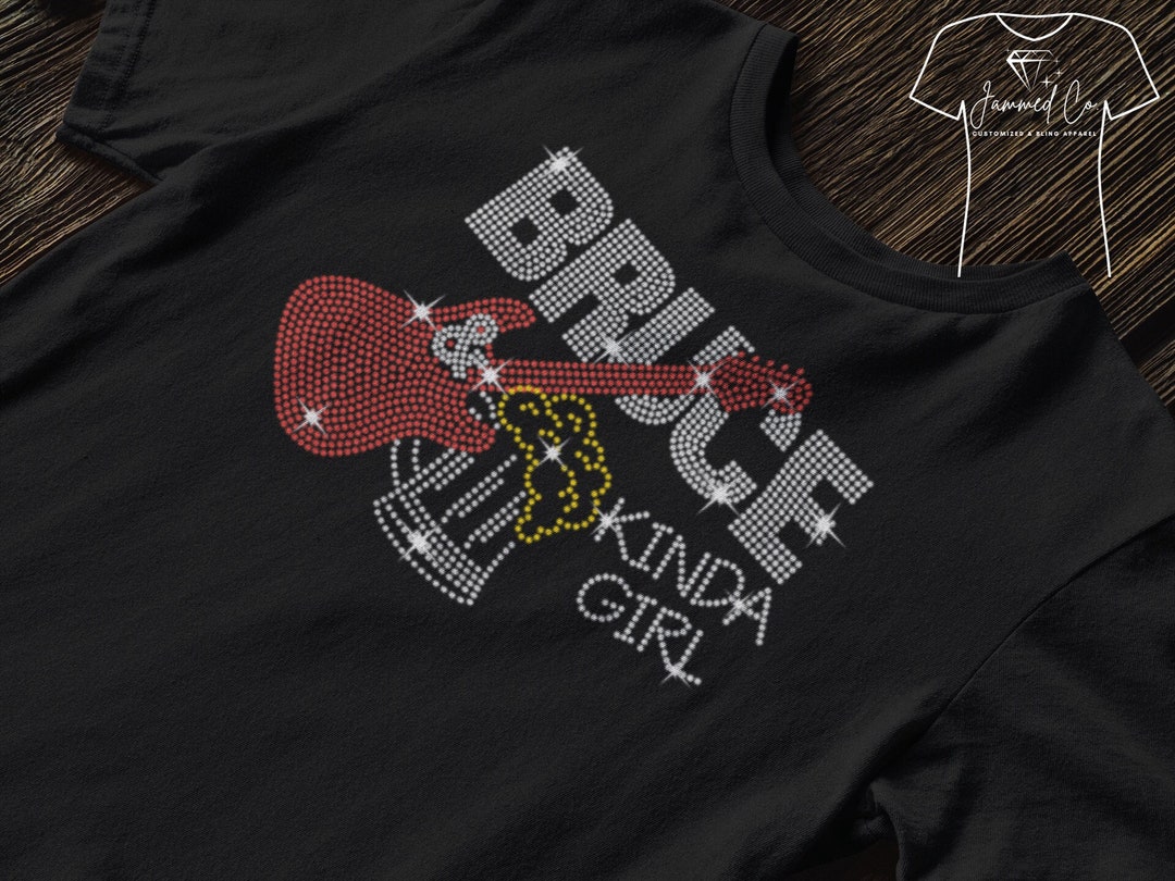 Bruce Springsteen-inspired Rhinestone Shirt, Bruce and Beer Kinda Girl ...