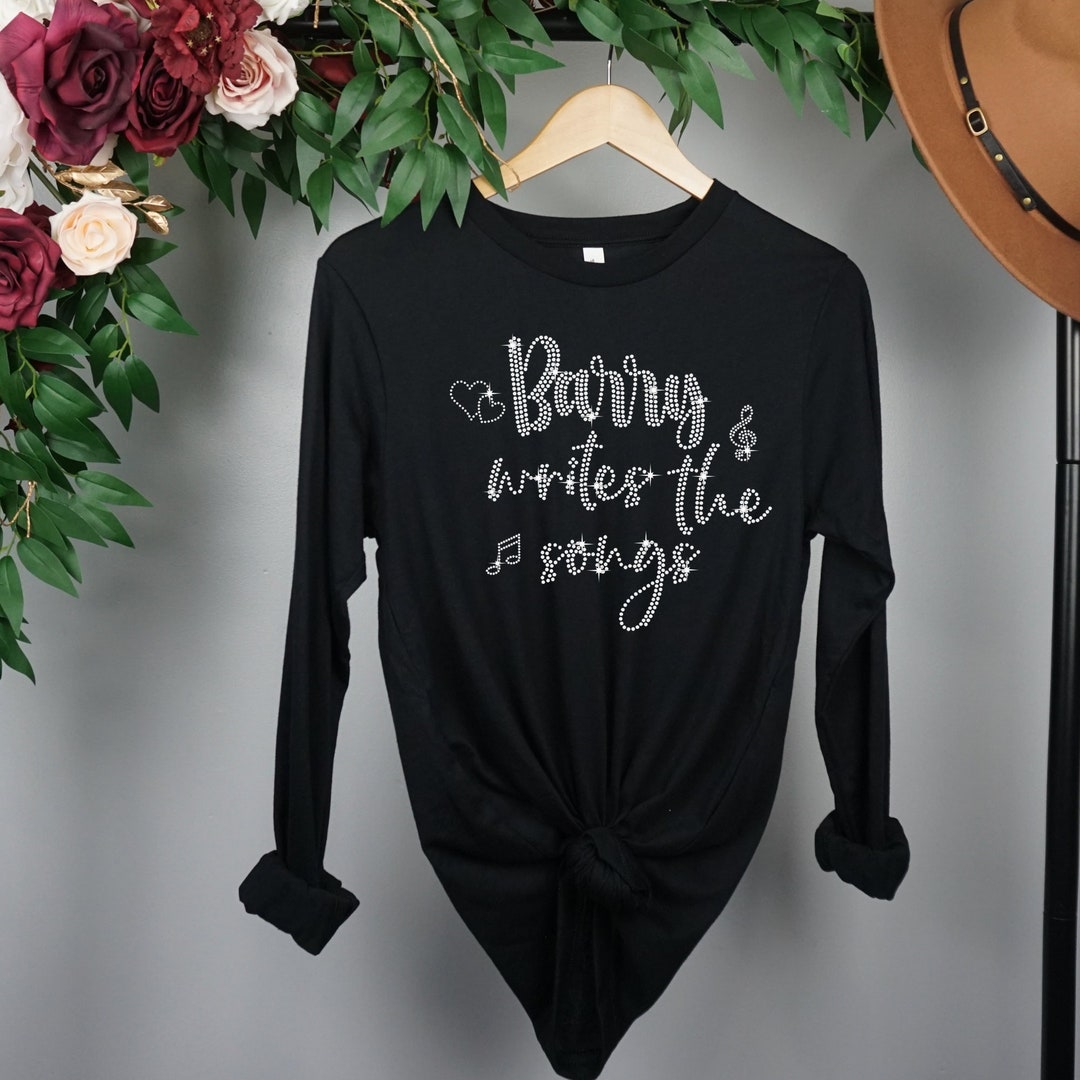 Copacabana Manilow Bling Shirts, Barry Fanilow Bling Tshirt, Manilow Fans Rhinestone Shirt for ...