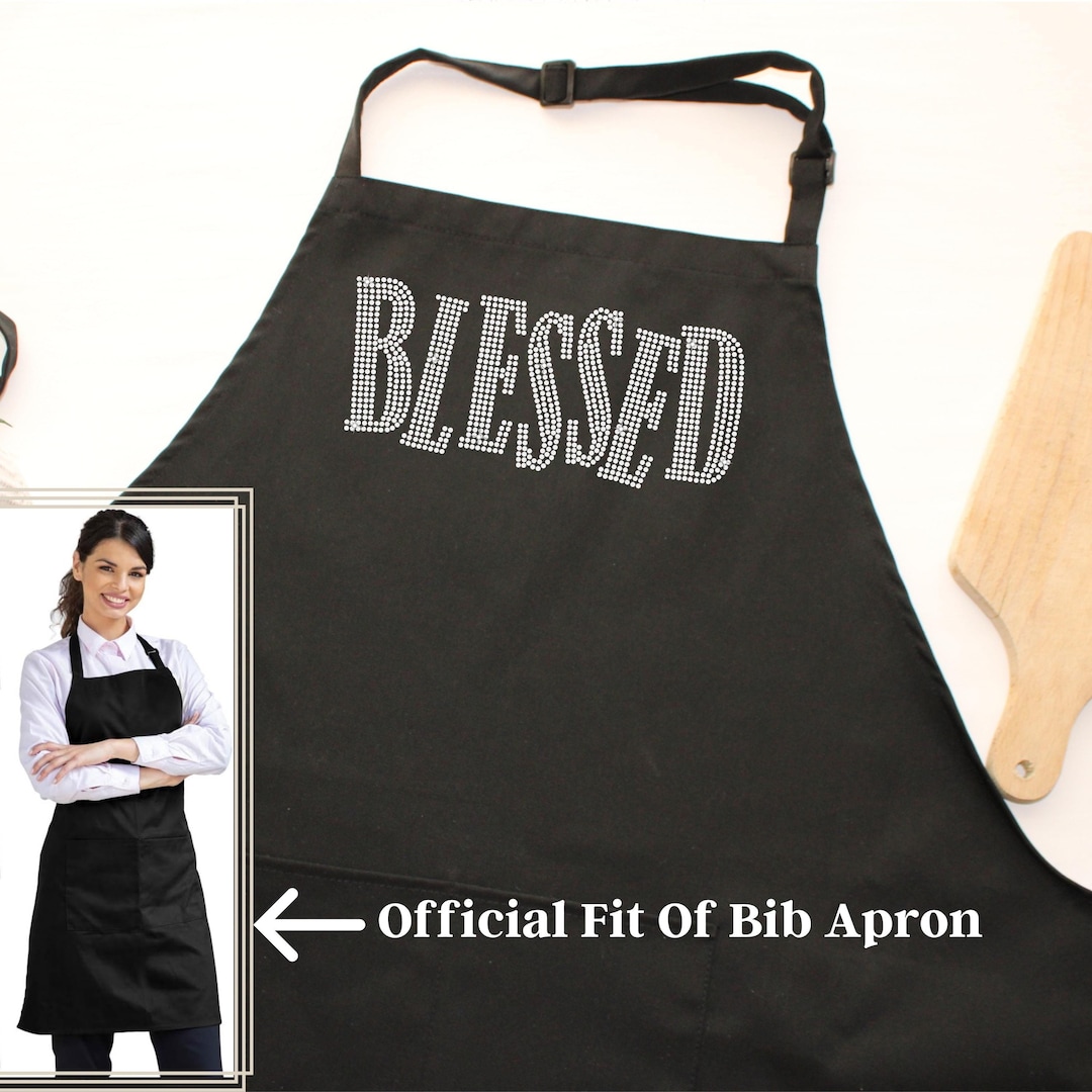 Blessed Christian Aprons for Women, Religious Apron, Faith Apron, Bible ...