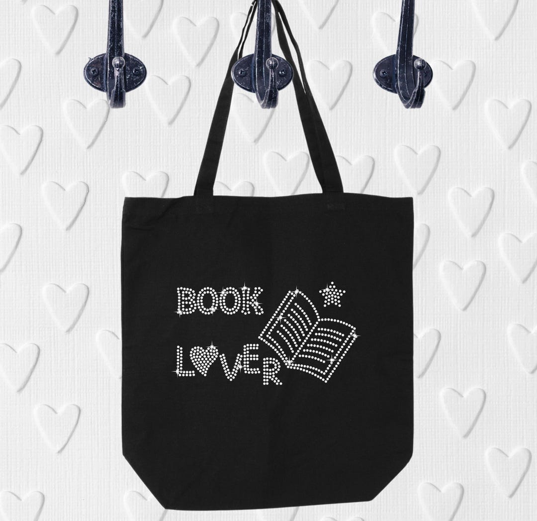 Custom Book Lover Tote Bag, Bookish Gift Idea, Personalized Canvas Tote ...