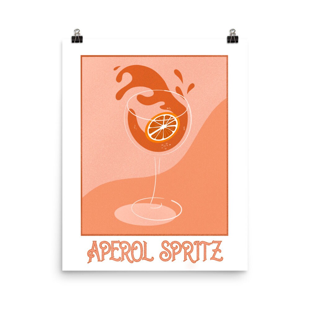 Aperol Spritz Poster - Etsy