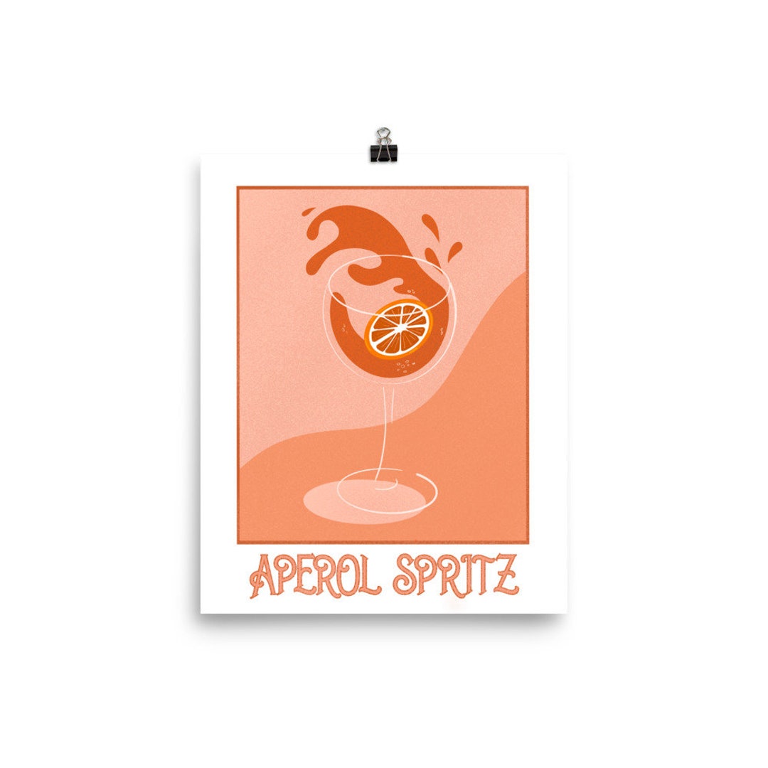 Aperol Spritz Poster - Etsy