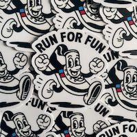 Run - Sticker - Etsy