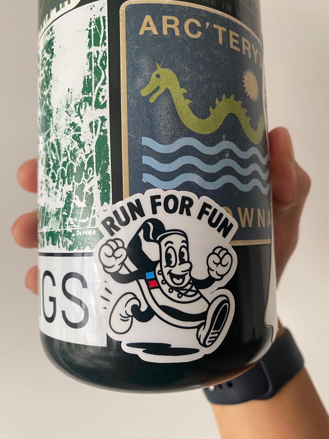 Run for Fun Sticker | Motivational Runner Running Marathon Ultra Shoe ...