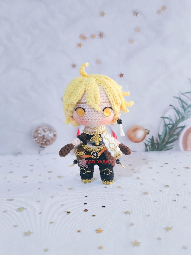 Genshin Impact Crochet Doll Aether,ningguang,hutao,yanfei,yoimiya ...