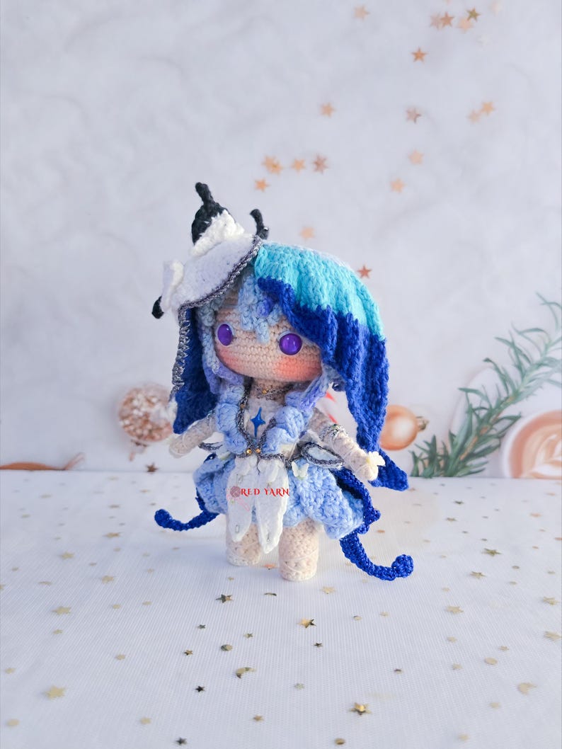 The Shorekeeper Crochet Doll, Handmade Crochet Plush, Wuthering Waves ...