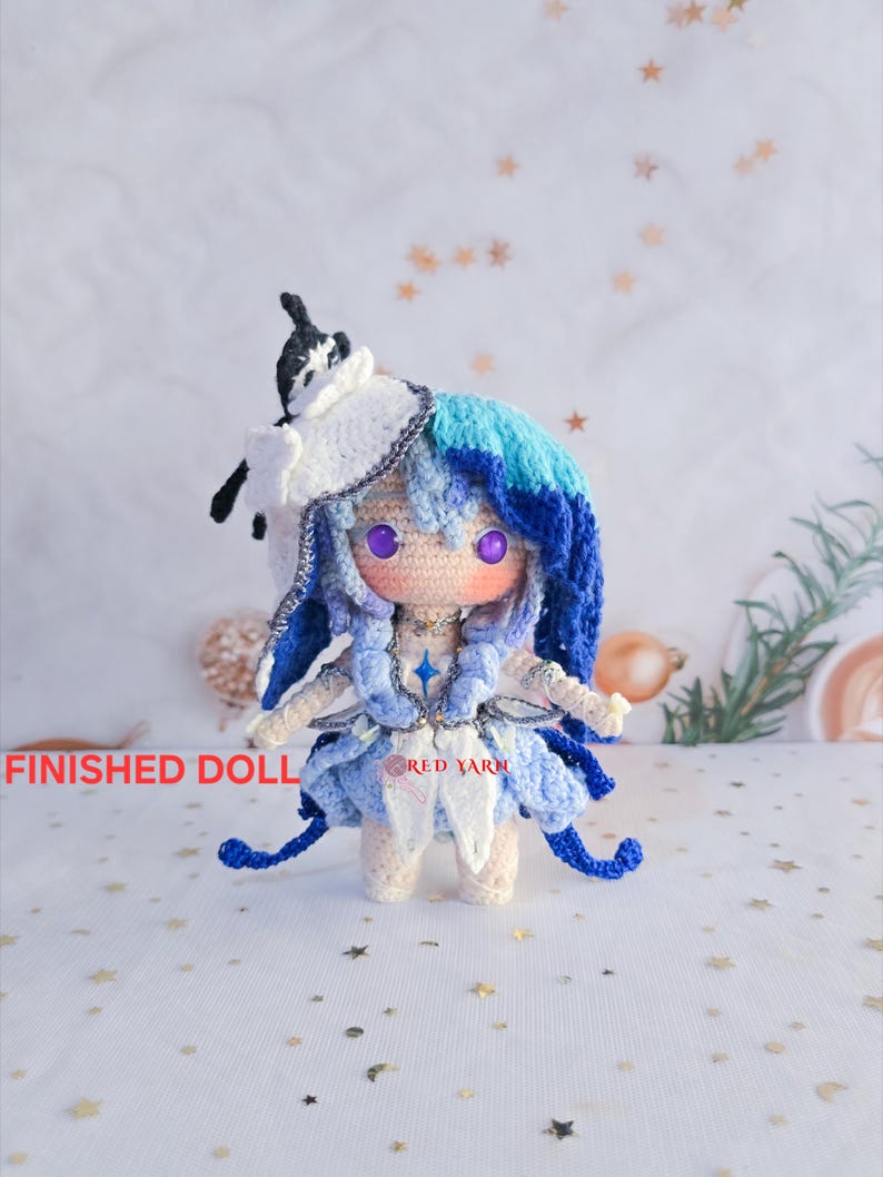 The Shorekeeper Crochet Doll, Handmade Crochet Plush, Wuthering Waves ...