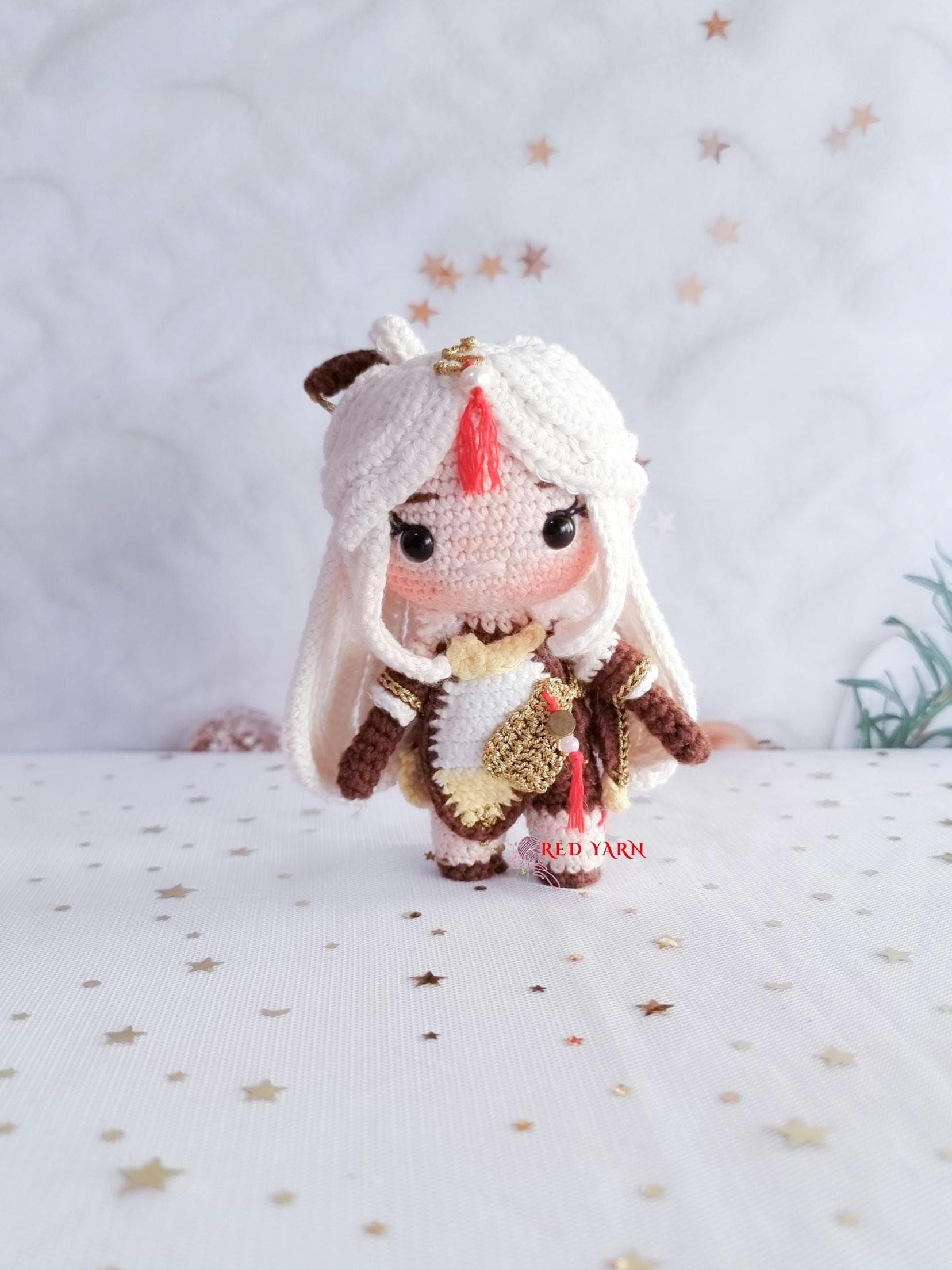 Genshin Impact Crochet Doll Aether,ningguang,hutao,yanfei,yoimiya ...
