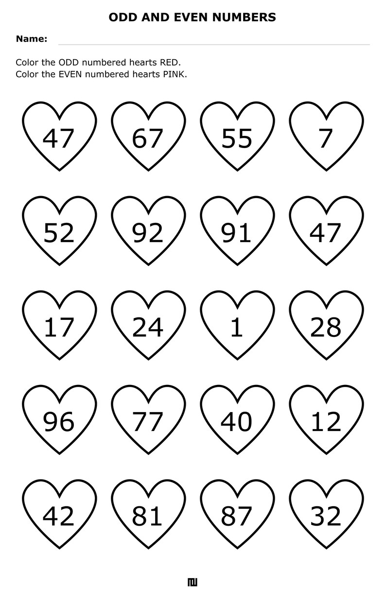 Odd Numbers and Even Numbers. Odd and Even Numbers Worksheets. Learn ...