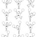 Number Neighbors 0 to 100 Printable Counting Activity for Kids. Number ...
