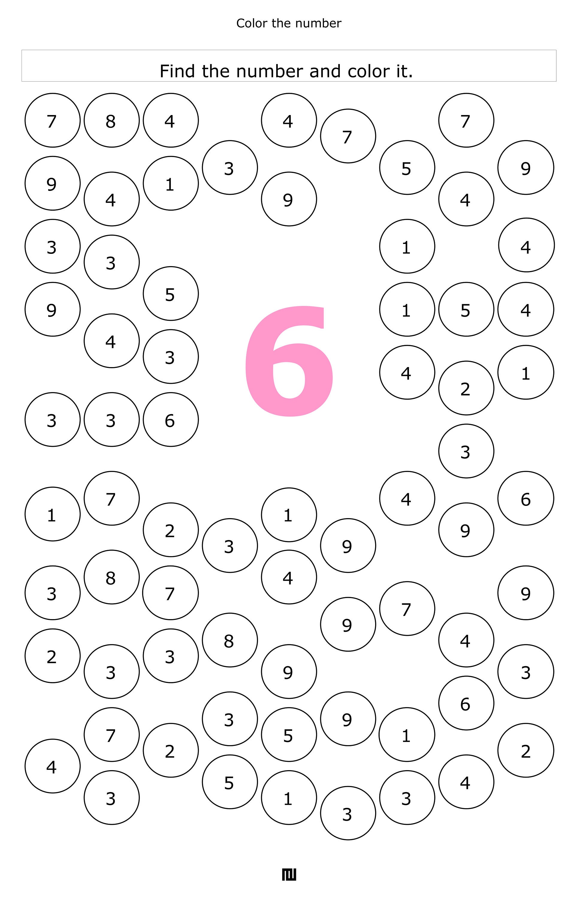 Find the Number and Color It BUNDLE Pack easy, Medium, Hard Difficulty ...