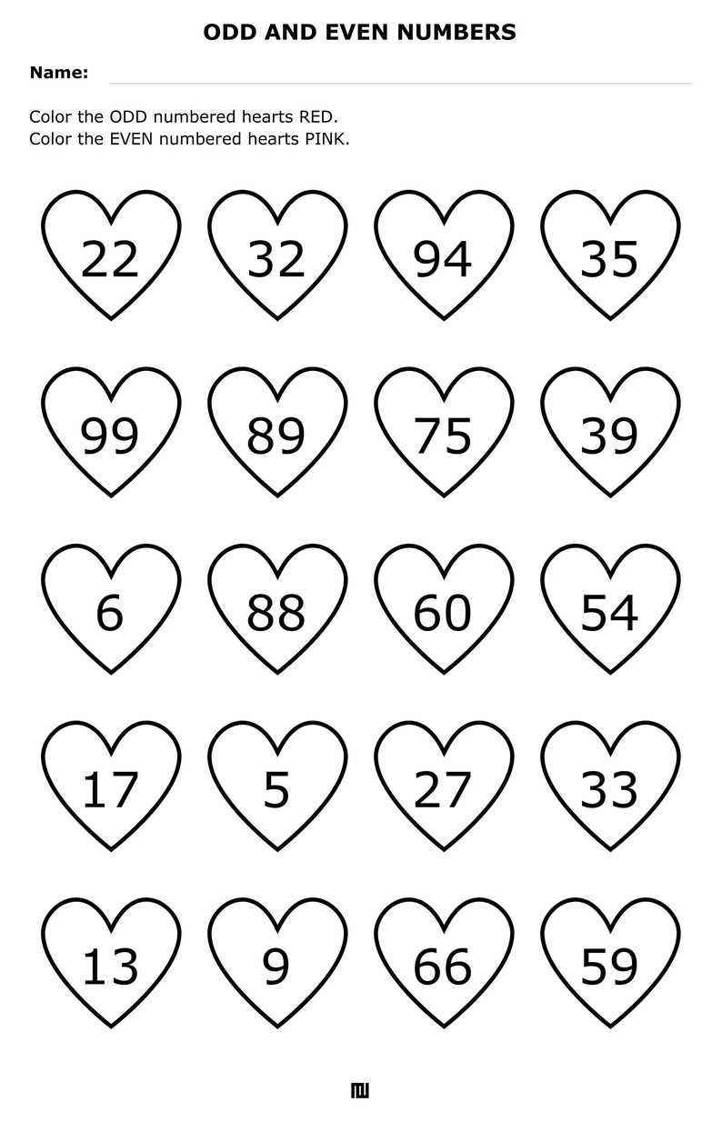 Odd Numbers and Even Numbers. Odd and Even Numbers Worksheets. Learn ...