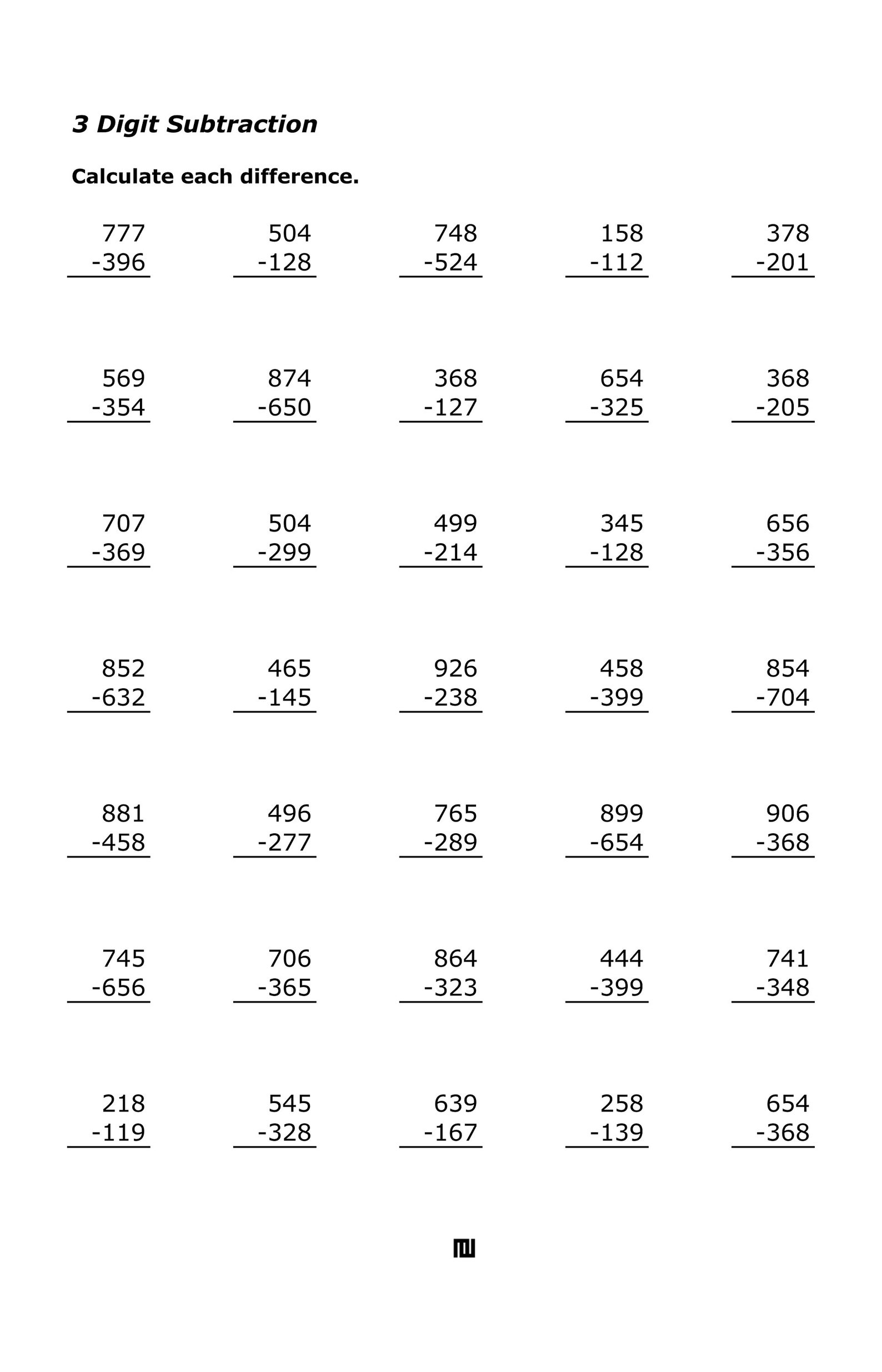Math Worksheets Printable With Addition and Subtraction. Educational ...