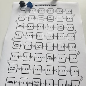 Multiplication Game for Kids and Adults. Practice Math Facts While ...