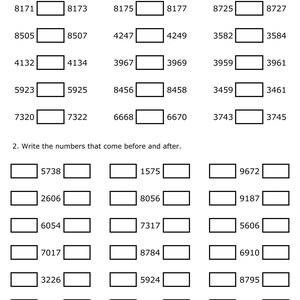 Number Neighbors Worksheets. Missing Numbers Printable Worksheets ...