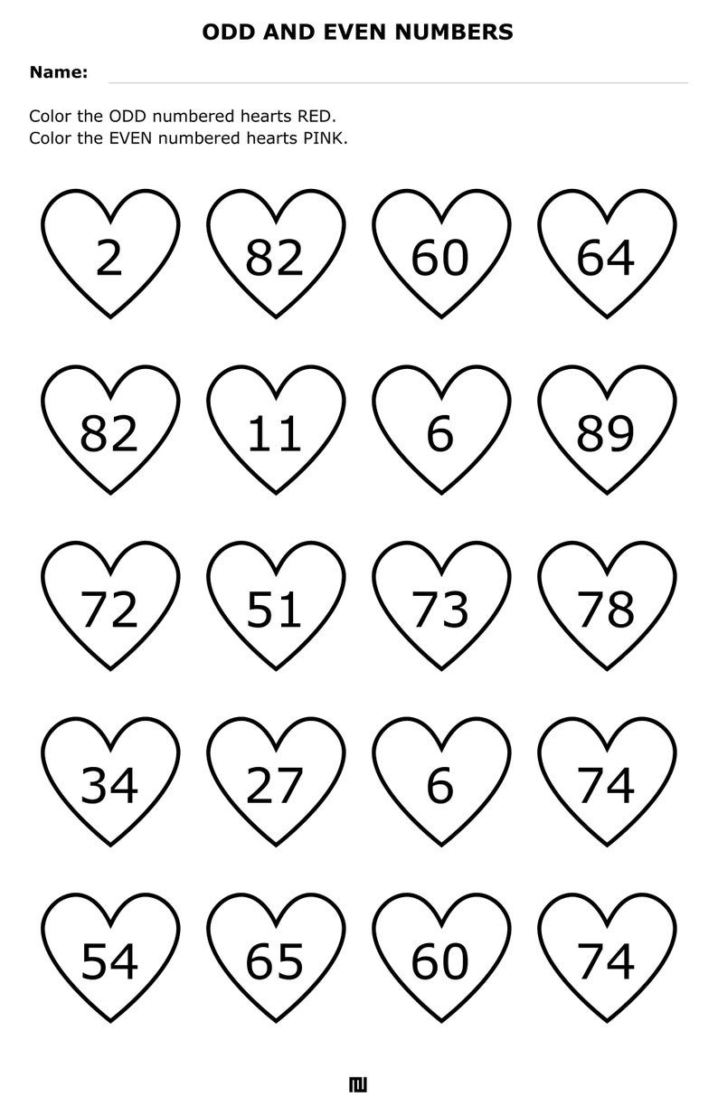 Odd Numbers and Even Numbers. Odd and Even Numbers Worksheets. Learn ...